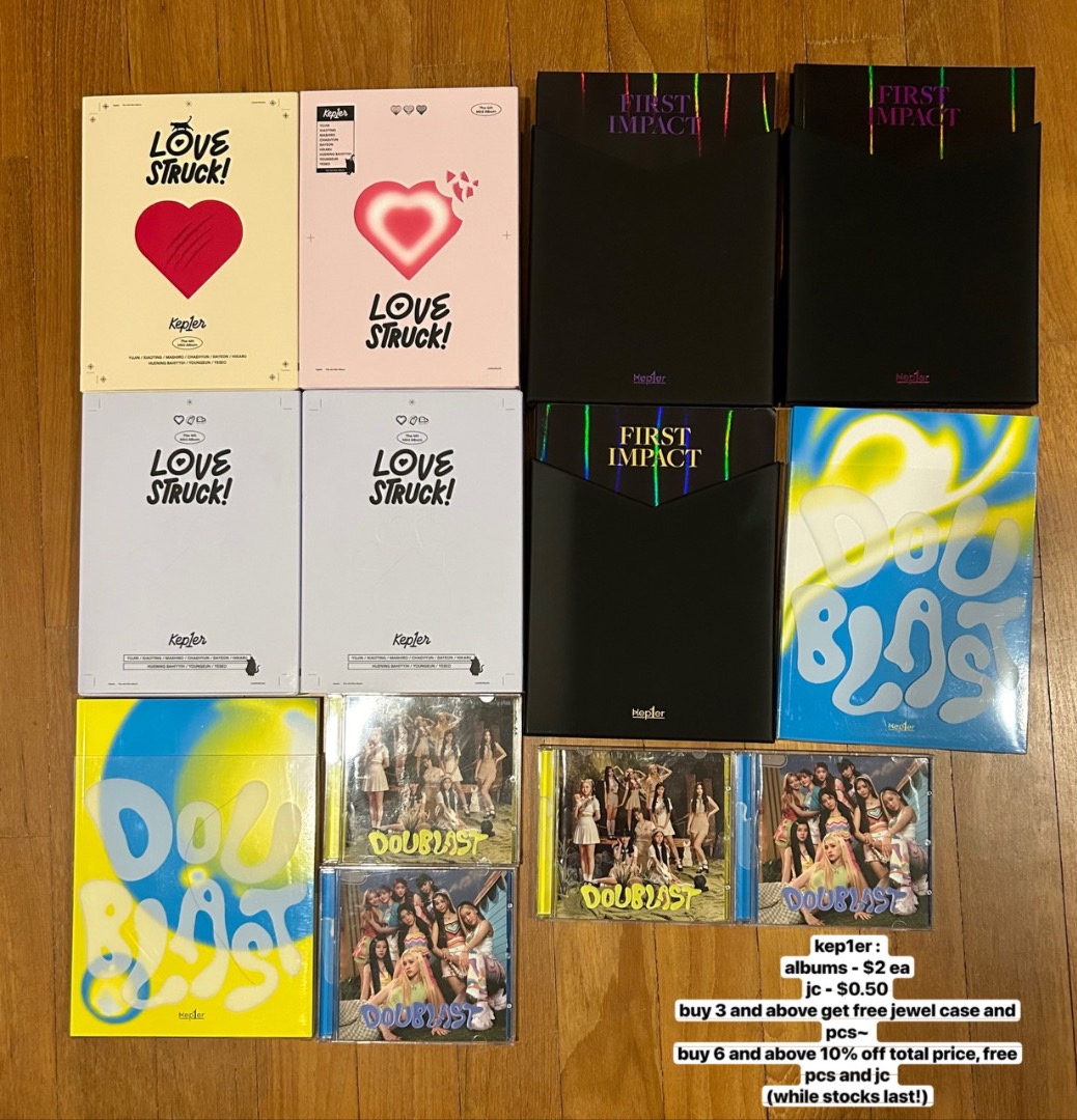 WTS/LFB kpop unsealed albums(seventeen, stray kids, txt, kep1er, ateez,enhypen,wei,wayv ...