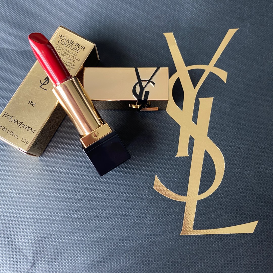 YSL Rouge Pur Couture #RM Lipstick 1.3G, Beauty & Personal Care, Face ...