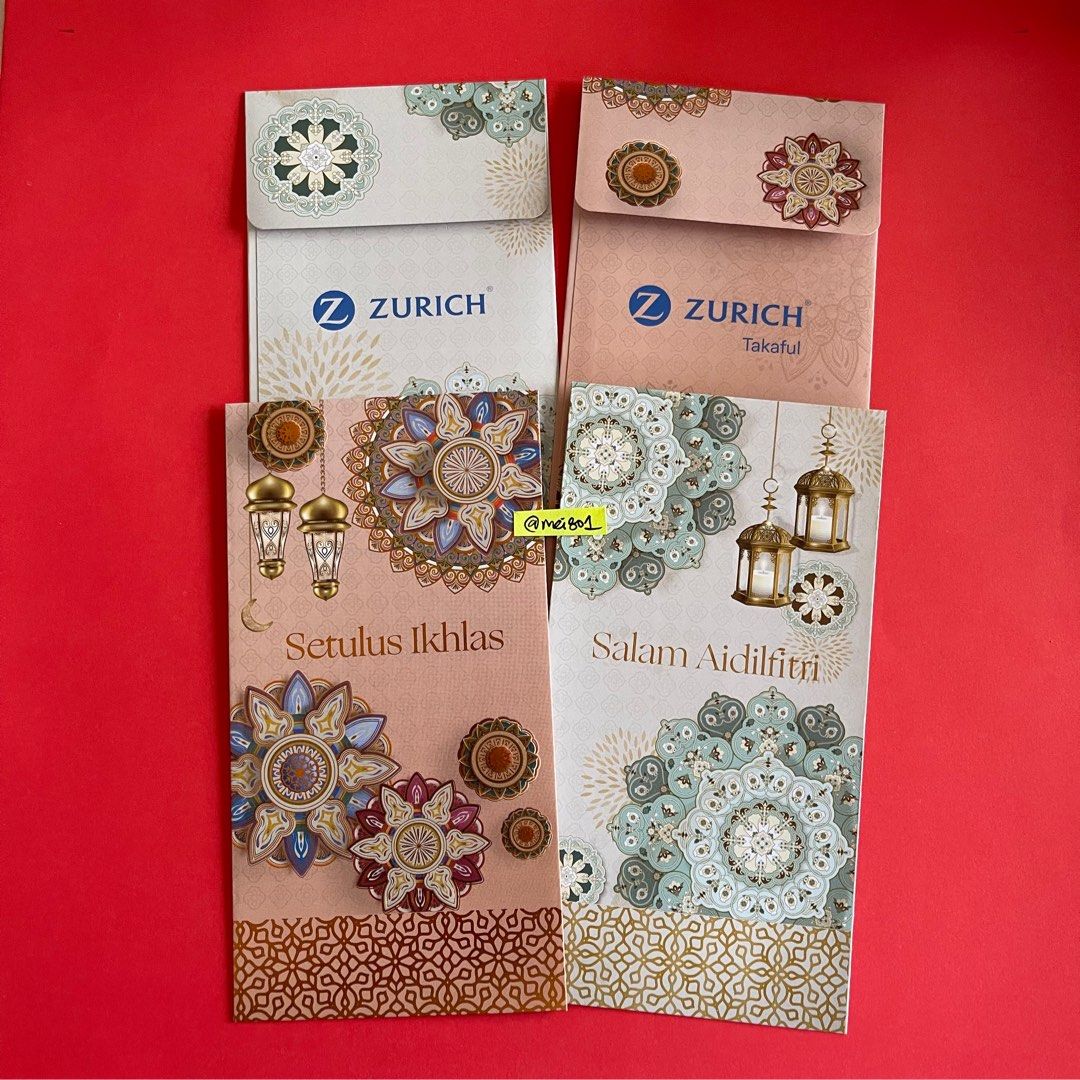 Zurich Raya packet / Sampul raya 2024, Hobbies & Toys, Stationery ...