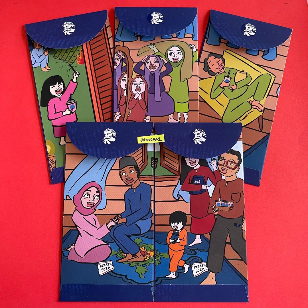 Zus Coffee Raya Packet / Sampul Raya 2024, Hobbies & Toys, Stationery ...