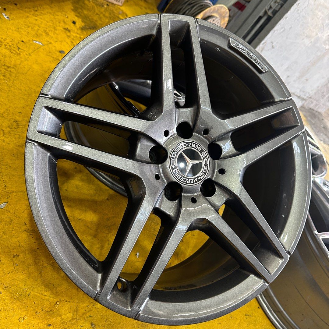 18‘ Original Mercedes AMG staggered sport rim 5x112, Car Accessories ...