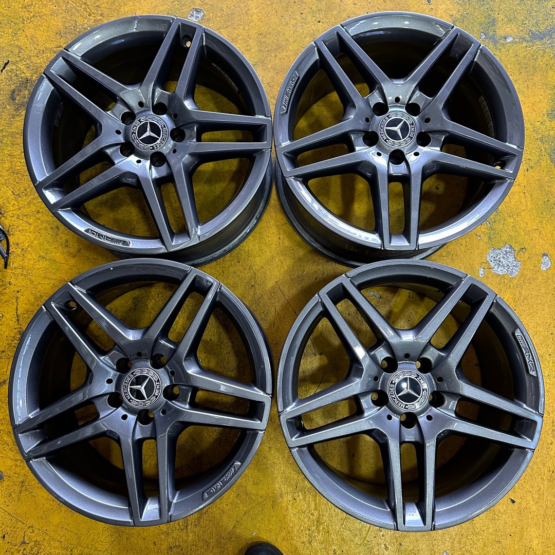 18‘ Original Mercedes AMG staggered sport rim 5x112, Car Accessories ...