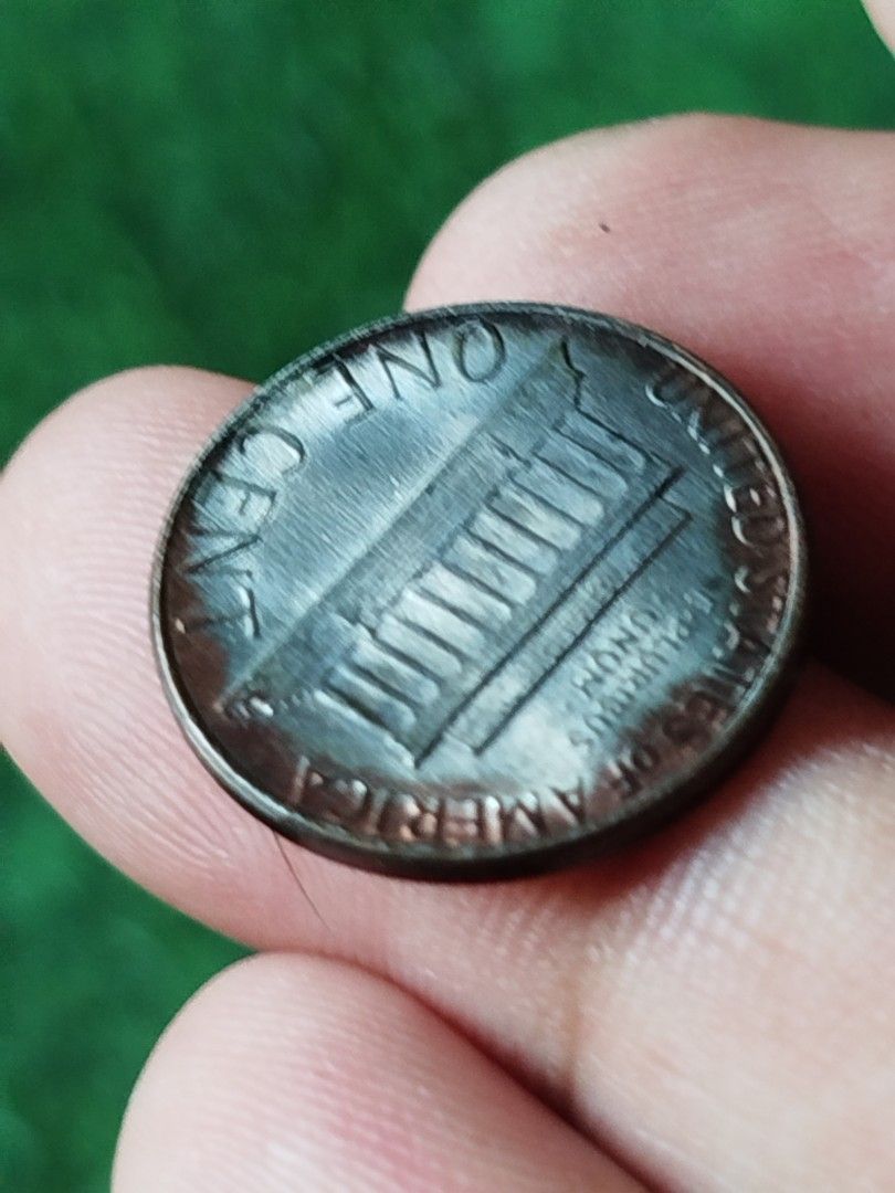 1985d missing copper plating error penny, Hobbies & Toys, Memorabilia ...