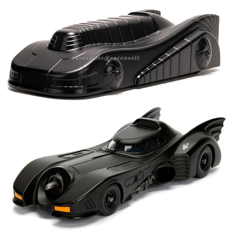 1989 Batman Batmobile w/ Armor Shell & Batman Figure 1:24 Die-cast ...