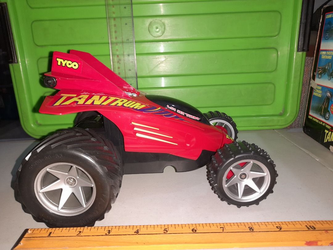 1997 Tyco Turbo Tantrum Remote Control Car 6.0V 27 MHz Red - no remote ...