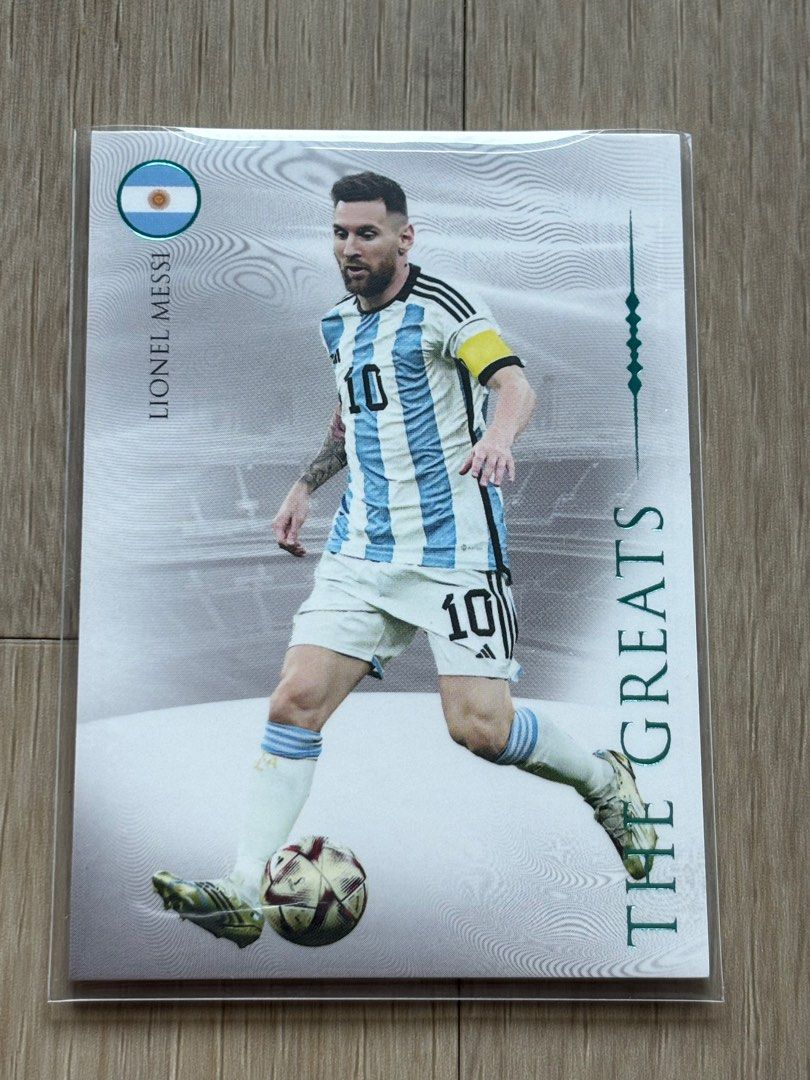 2024 Futera Nostalgia Lionel Messi The Greats /40, Hobbies & Toys, Toys ...