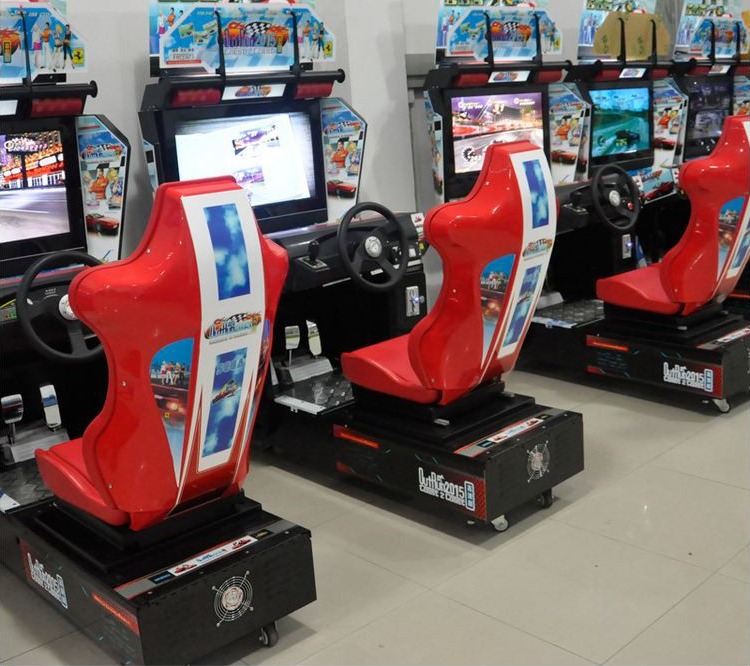 32"LCD Outrun Single Simulator racing machine, Hobbies & Toys, Toys ...