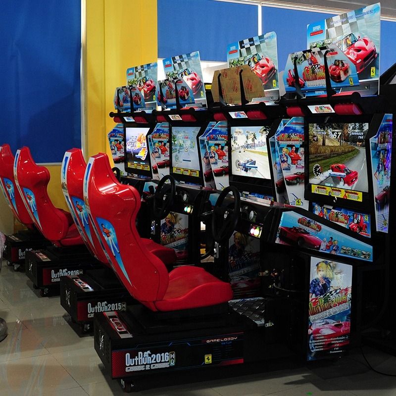 32"LCD Outrun Single Simulator racing machine, Hobbies & Toys, Toys ...