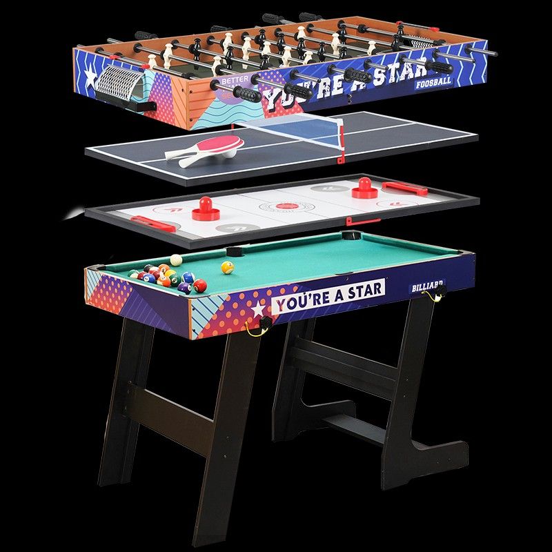 4-in-1 Multi Game Table with Air Hockey Wood, Hobbies & Toys, Toys ...