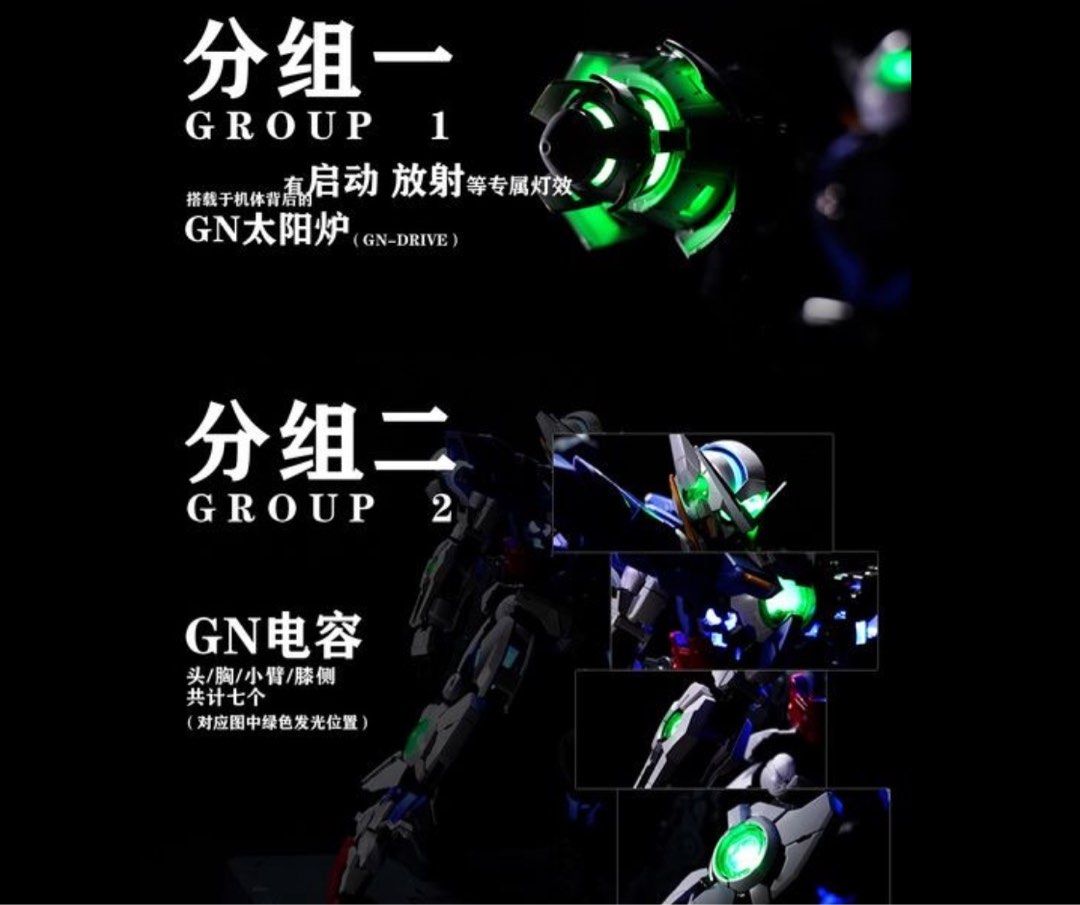 🚥 KOSMOS LED Unit - PG Gundam Exia Perfect Grade Lighting Unit Set ...