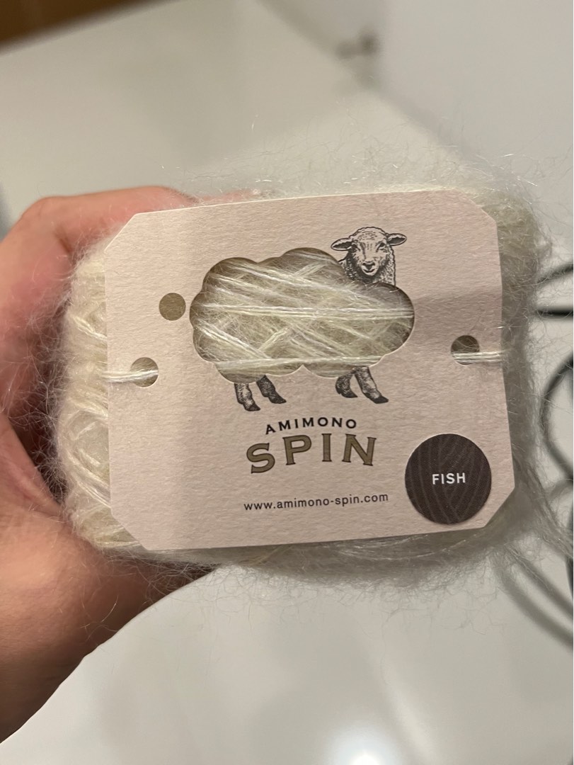 Amimono Spin Silk and Mohair Yarn, Hobbies & Toys, Stationery & Craft, Handmade Craft on Carousell