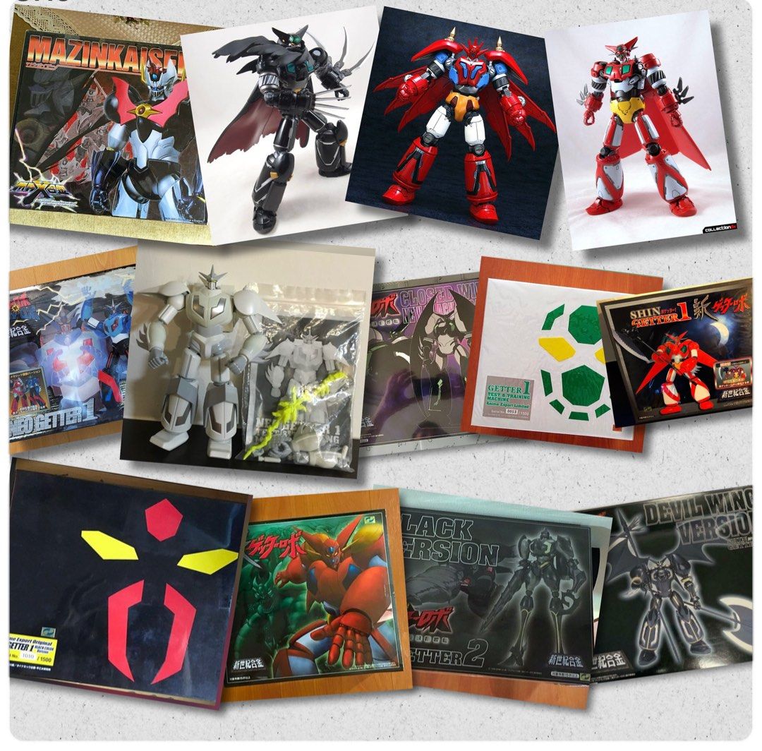 Aoshima Neo Getter New Getter Robo Shin Getter 1 Black Closed Wing Shin ...