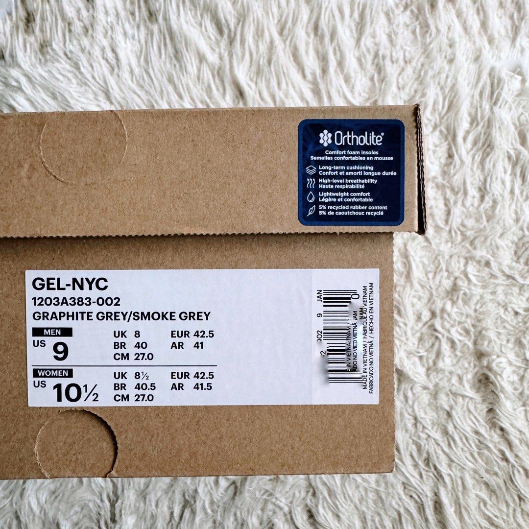 ASICS Gel NYC 'Ivy Smoke Grey', Men's Fashion, Footwear, Sneakers on ...