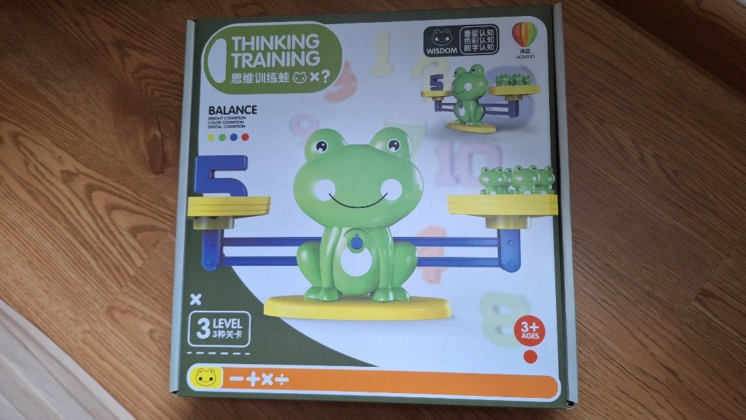BNIB BALANCE FROG! Good for teaching math to kids!!, Hobbies & Toys ...