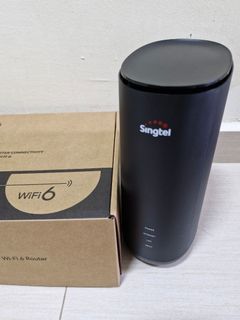 Singtel wifi 6 router with mesh and additional module, Computers & Tech ...