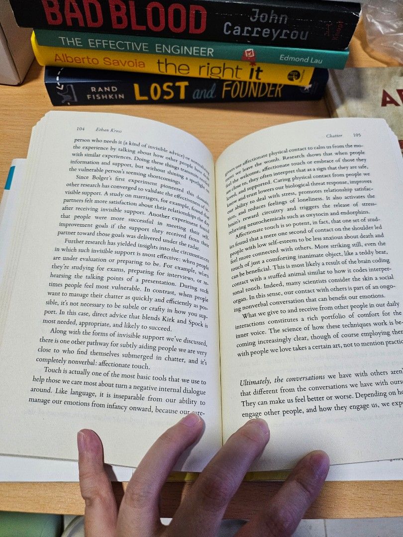 [Book] Chatter by Ethan Kross, Hobbies & Toys, Books & Magazines ...