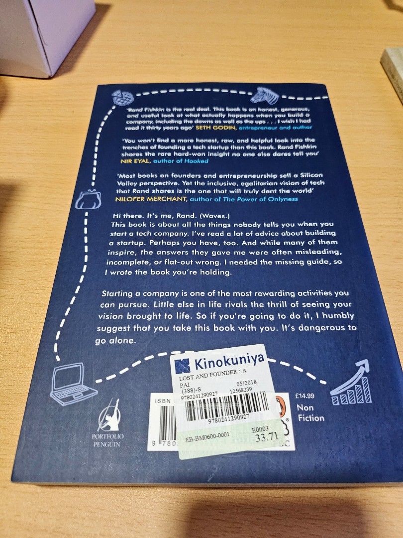 [Book] Lost and Founder by Rand Fishkin, Hobbies & Toys, Books ...