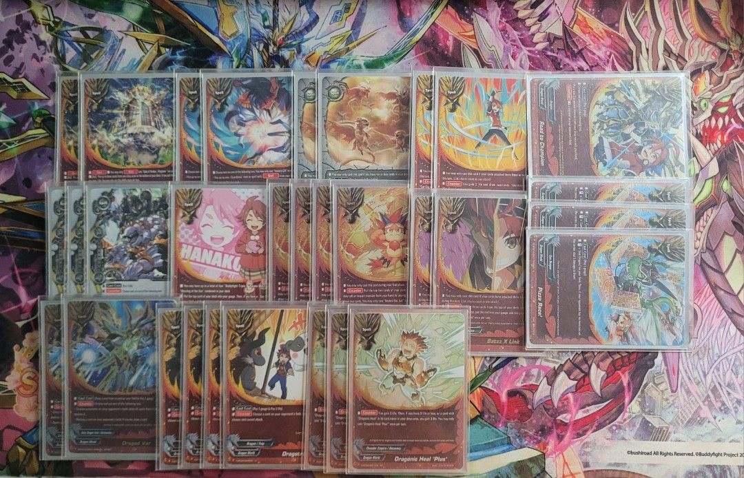 Buddyfight Sun dragon deck, Hobbies & Toys, Toys & Games on Carousell