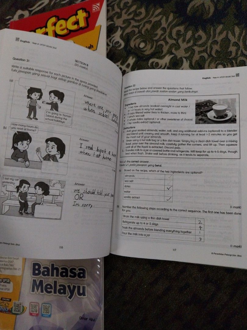 Buku pelangi pbd perfect tahun 4 matematik english bm sekolah rendah ...