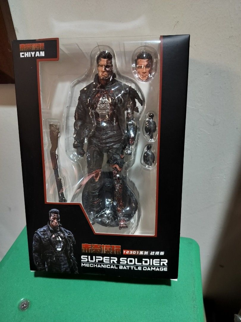 China Scale 1/12 Terminator - Super Soldier Mechanical Battle Damage ...