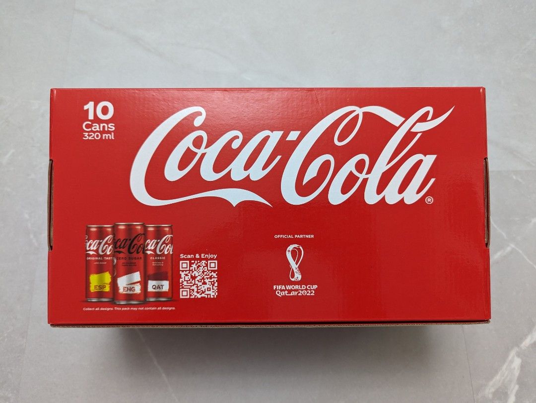 Coca Cola World Cup Qatar Box set (expired), Food & Drinks, Beverages ...