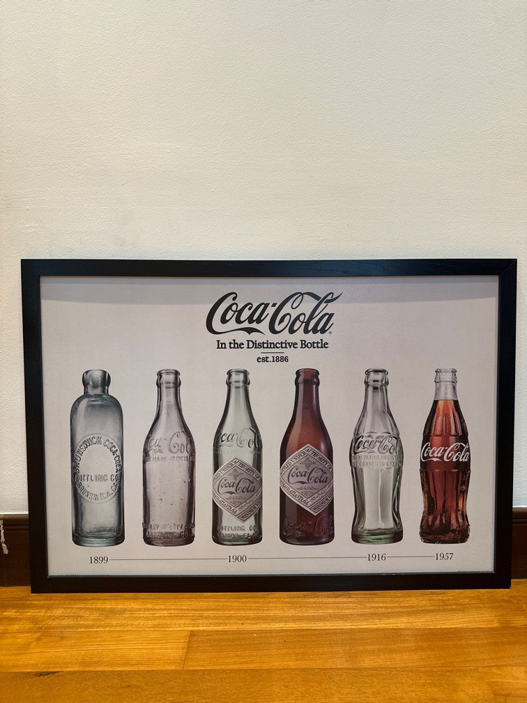 Coca-Cola Print Frame, Furniture & Home Living, Home Decor, Frames ...
