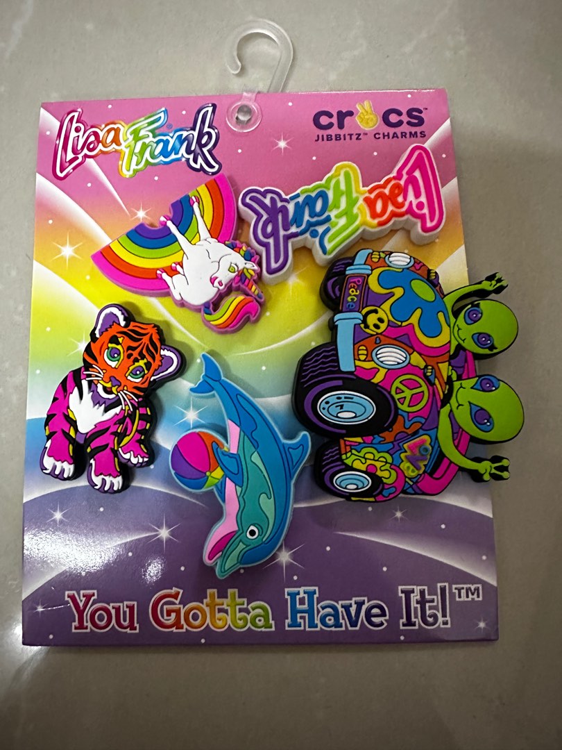 Crocs Lisa Frank Jibbitz Authentic, Hobbies & Toys, Collectibles ...