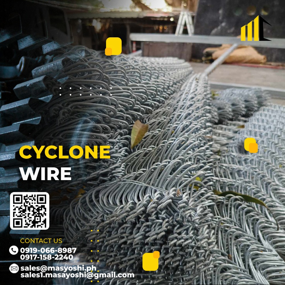Cyclone Wire #10 (3.4mm) 2"x10m 4ft / Barbed Wire / Hog Wire / Razor ...
