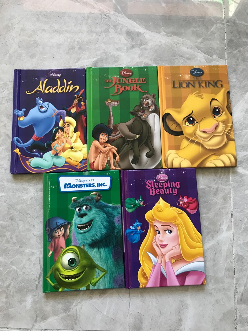 Disney Story Book: Aladdin, The Jungle Book, The Lion King, Monsters ...