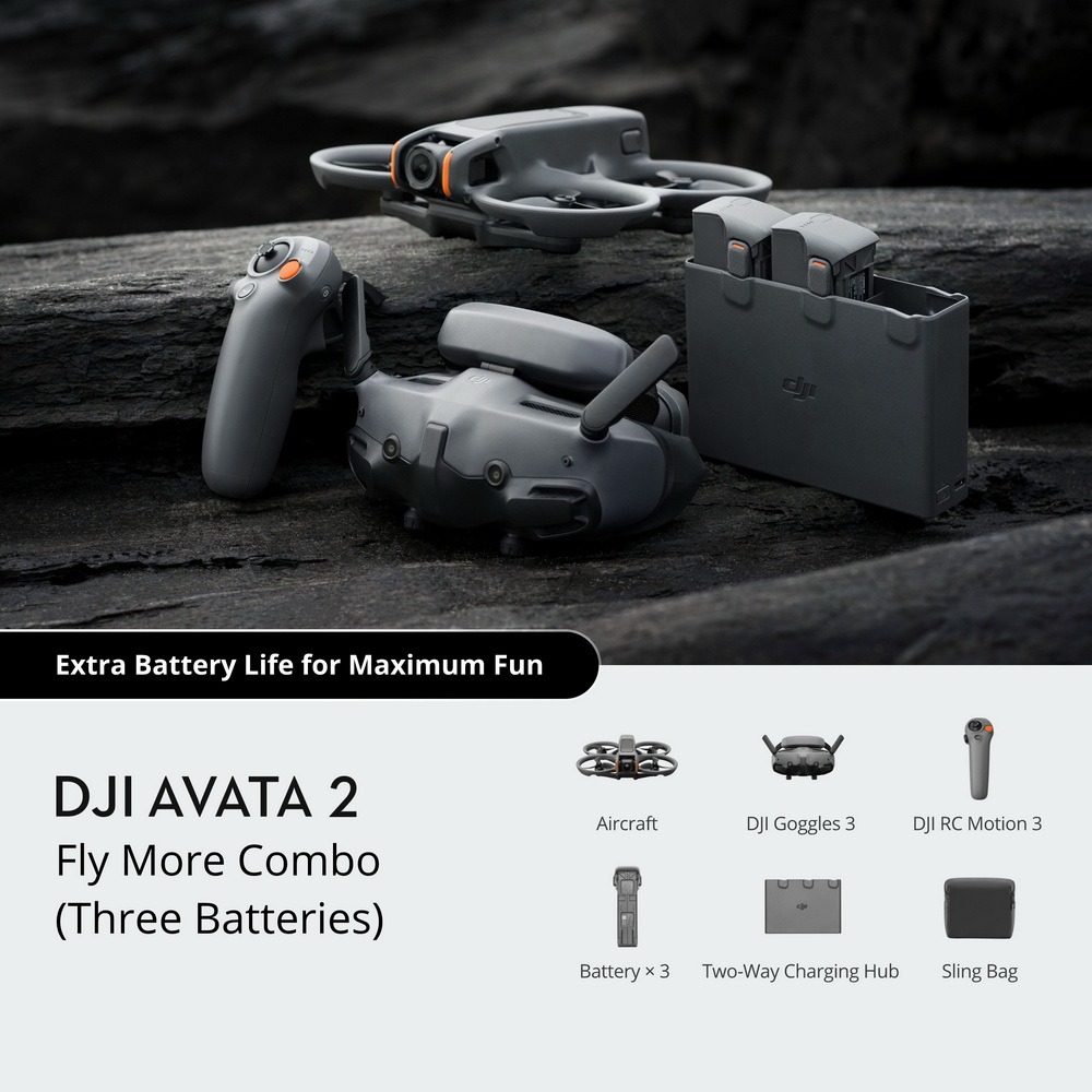 DJI Avata 2 - 4K FPV Drone, Immersive Flight Experience, Intuitive Motion Control, Easy ACRO ...