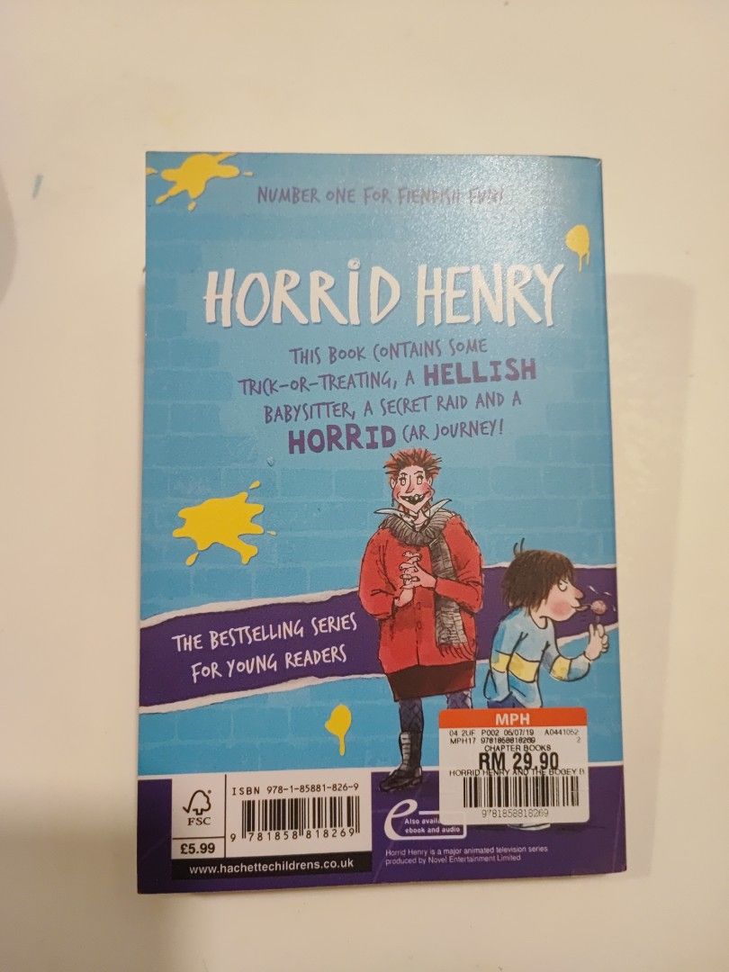 (ENG) Horrid Henry Bogey Babysitter, Hobbies & Toys, Books & Magazines, Children's Books on ...