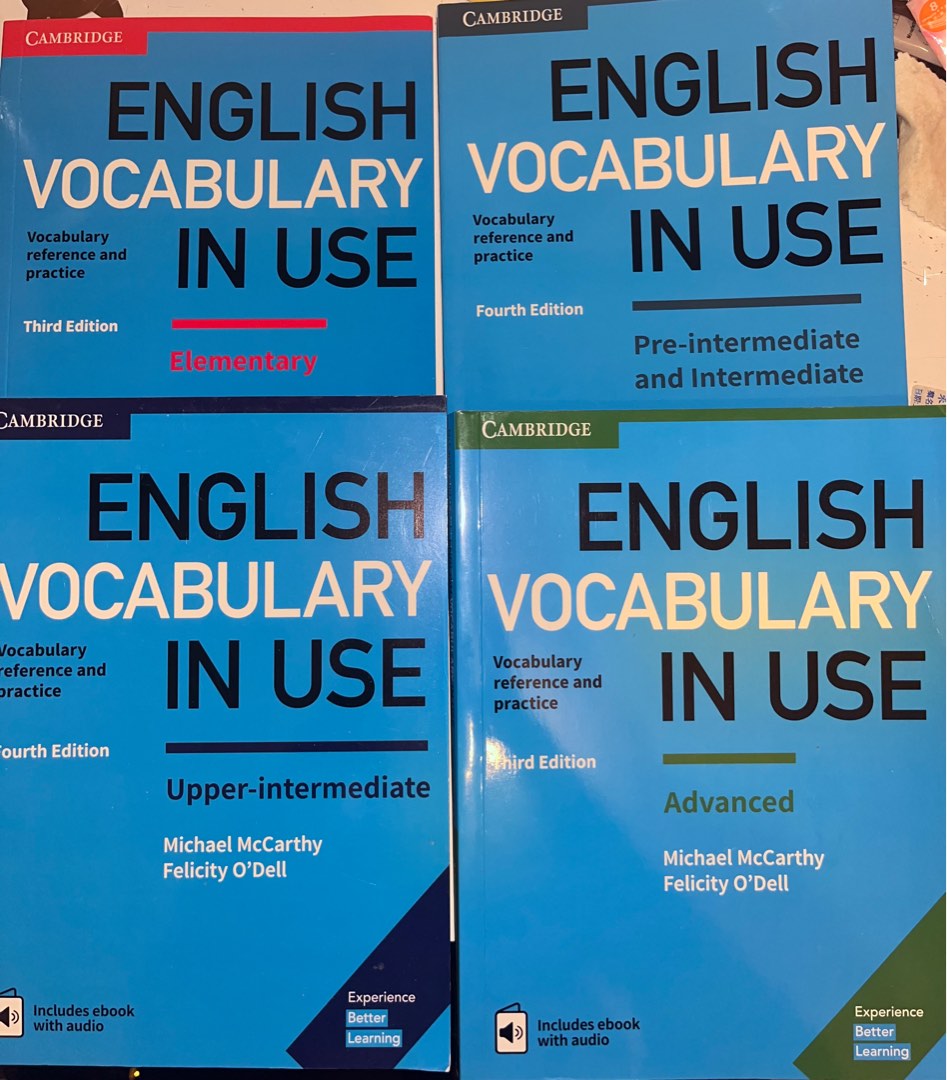 cambridge english vocabulary in use (elementary, pre-intermediate and ...