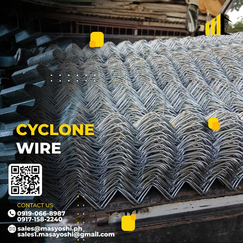 GI Cyclone Wire 2"x"2 x 4ft /Barbed Wire / Hog Wire / Razor Wire ...