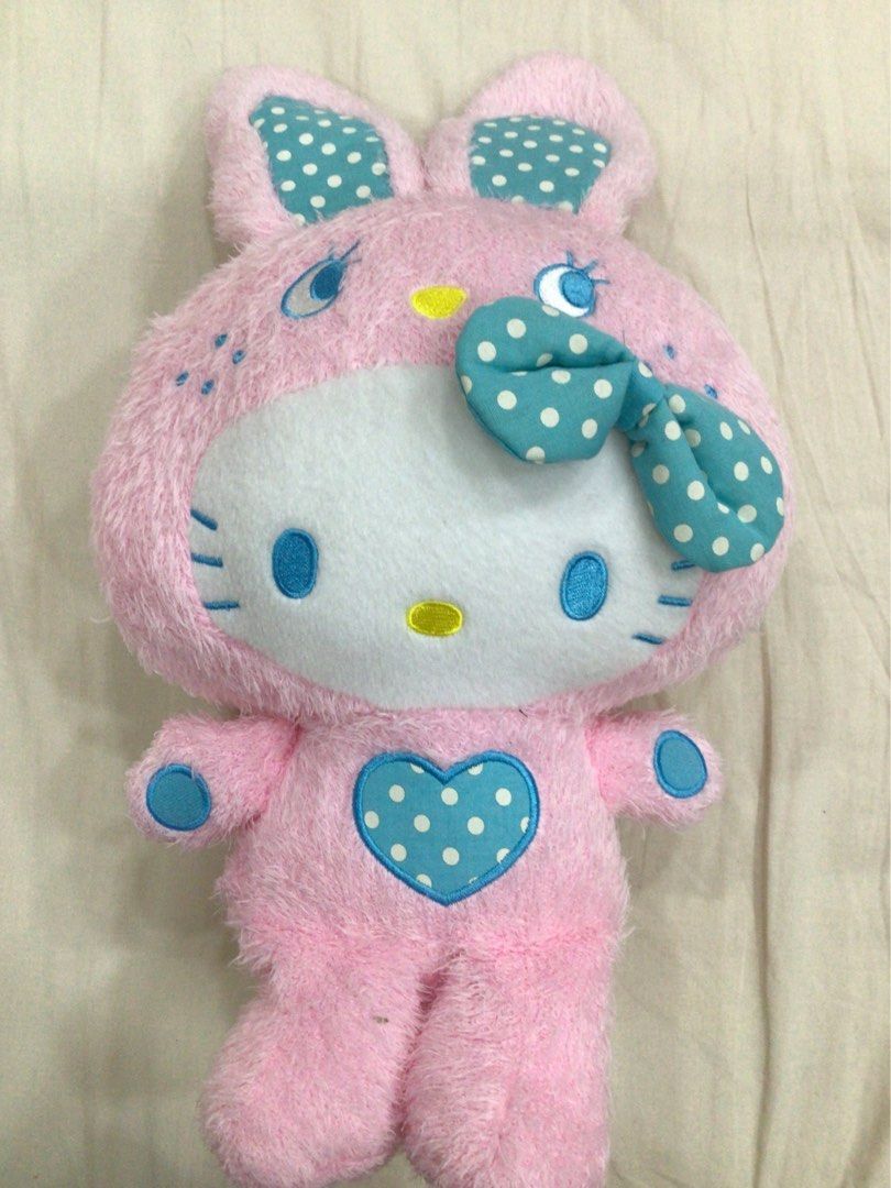 hello kitty bunny plushy, Hobbies & Toys, Toys & Games on Carousell
