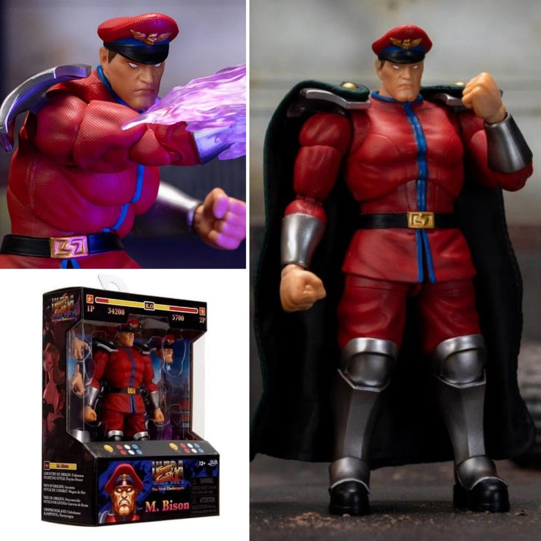 *in stock* Jada Toys Ultra Street Fighter II Wave 2 M. Bison, Hobbies & Toys, Toys & Games on ...