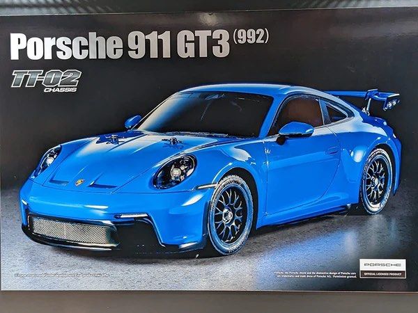 RESERVED NEW PAINTED - Tamiya Blue Body Porsche 911 GT3 (992) Tamiya ...
