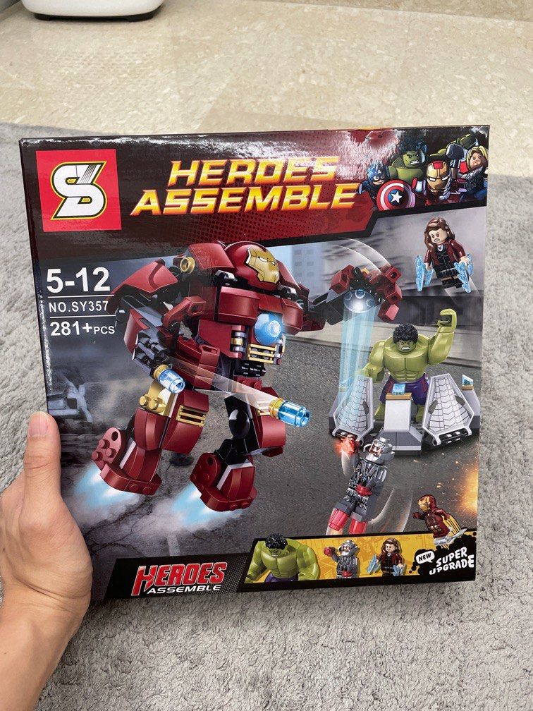 Cluiche Lego Hulkbuster Vs Hulk LEGO Marvel HOTH BRICKS