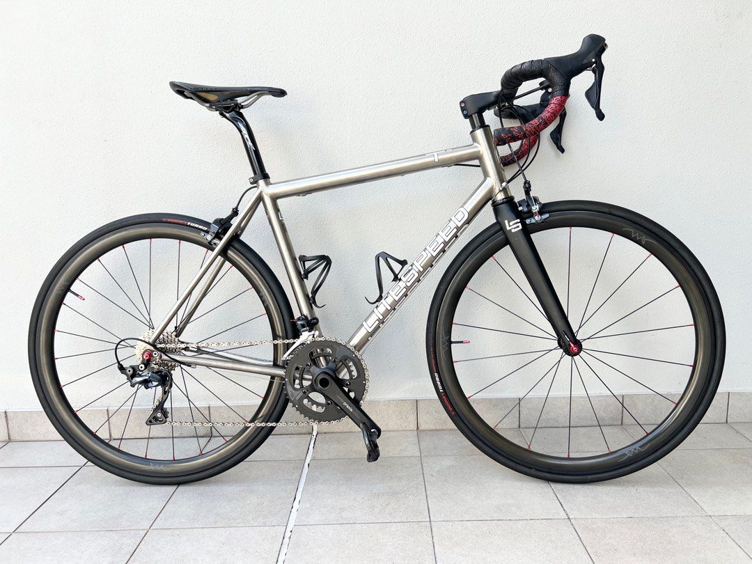 Litespeed T5 titanium road bike bicycle Shimano Ultegra Praxis Crank ...