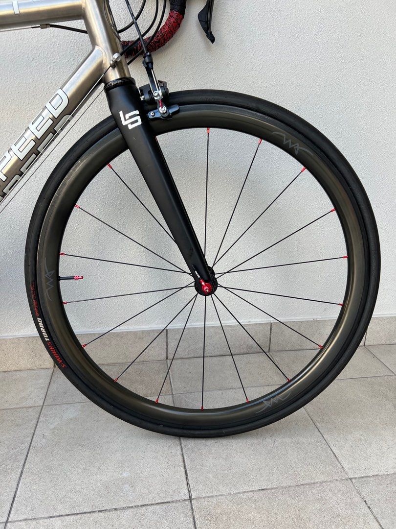 Litespeed T5 titanium road bike bicycle Shimano Ultegra Praxis Crank ...