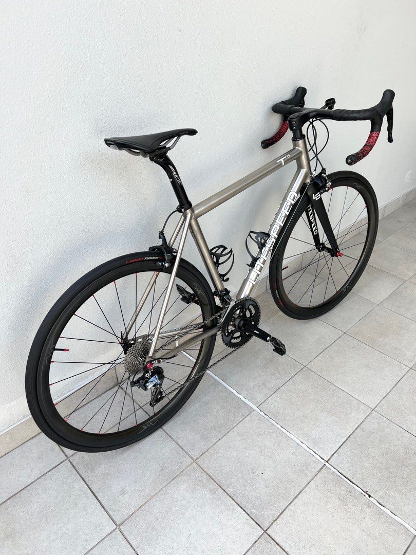 Litespeed T5 titanium road bike bicycle Shimano Ultegra Praxis Crank ...