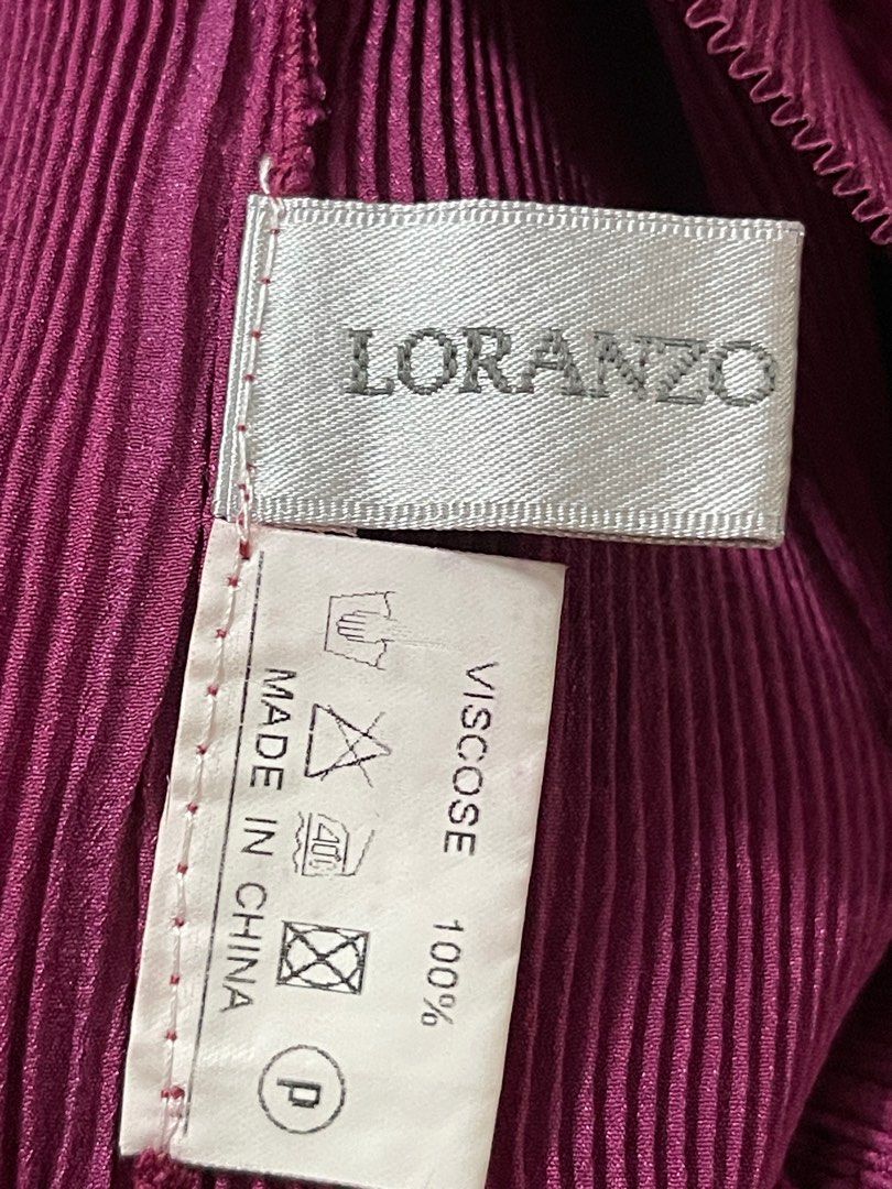 義大利LORANZO ROMANZA 紫紅異材質拼接半袖開襟摺衣罩衫, 她的時尚, 外套、夾克、大衣在旋轉拍賣