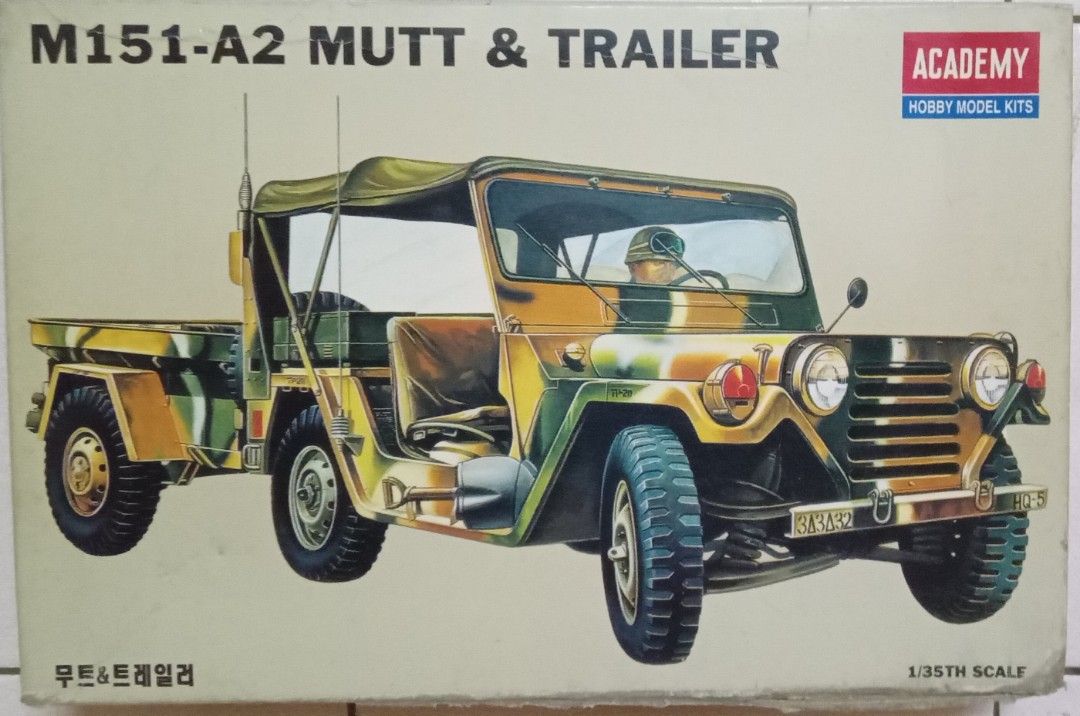 M151-A2 Mutt & Trailer, Hobbies & Toys, Toys & Games on Carousell