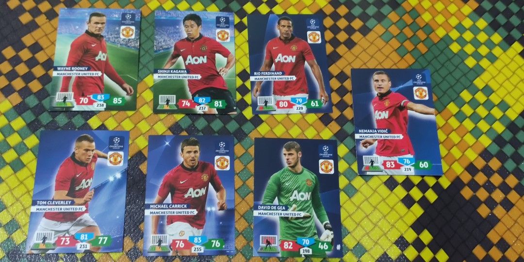 Manchester United cards various season, Hobbies & Toys, Collectibles ...