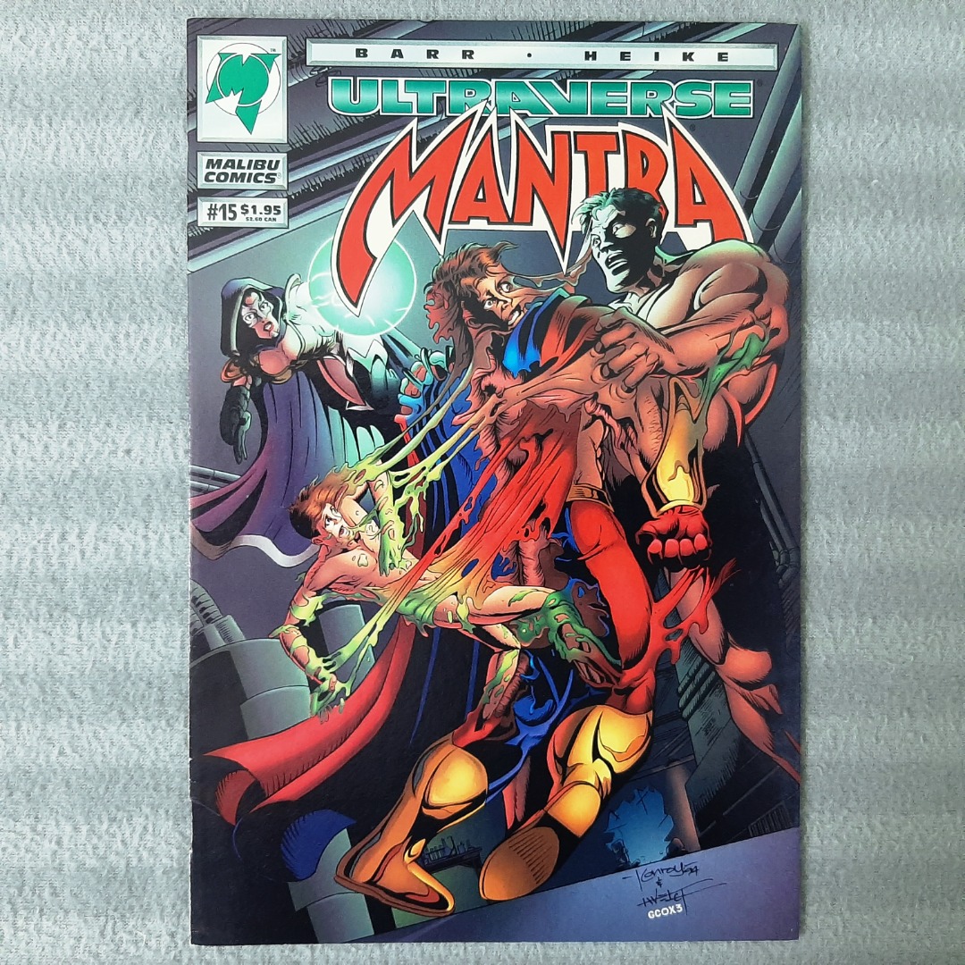 Mantra #15 (Malibu/Ultraverse Comics) I-P (Mike W Barr, Mark Heike, Jim ...