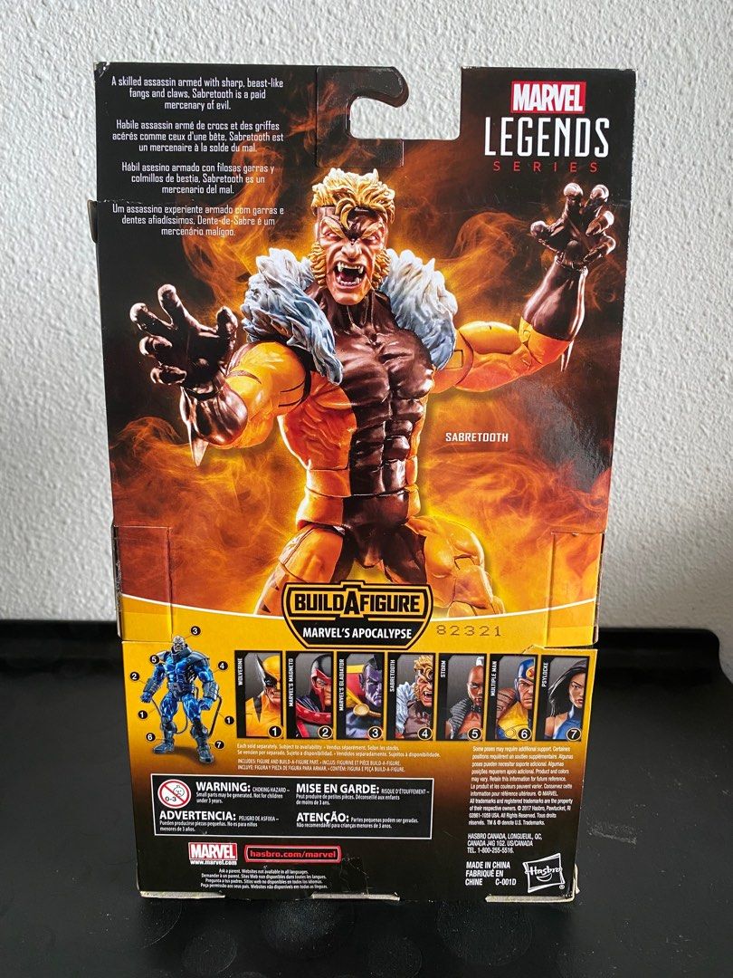 Marvel X-Men 6-inch Legends Series Sabretooth, Hobbies & Toys, Toys ...