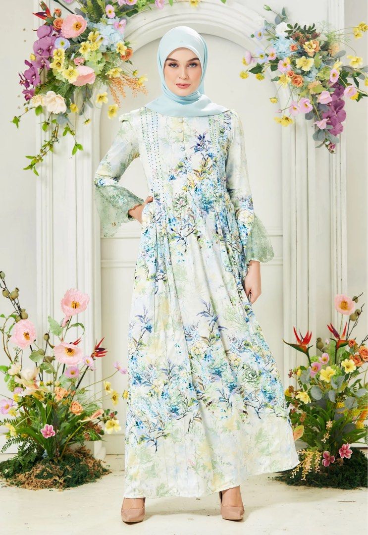 MINAZ DRESS JUBAH, Women's Fashion, Muslimah Fashion, Dresses on Carousell