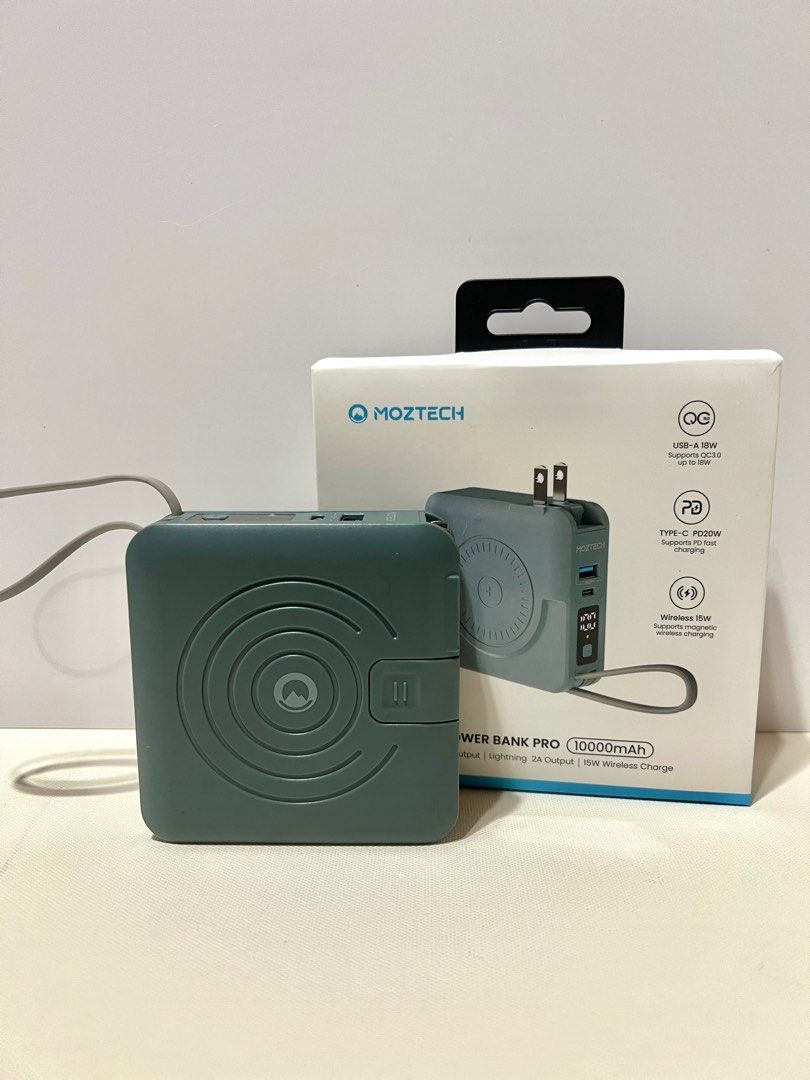 MOZTECH 萬能充Pro（水泥灰）, 手機及配件, 電子周邊配件及產品, 其他電子周邊配件及產品在旋轉拍賣