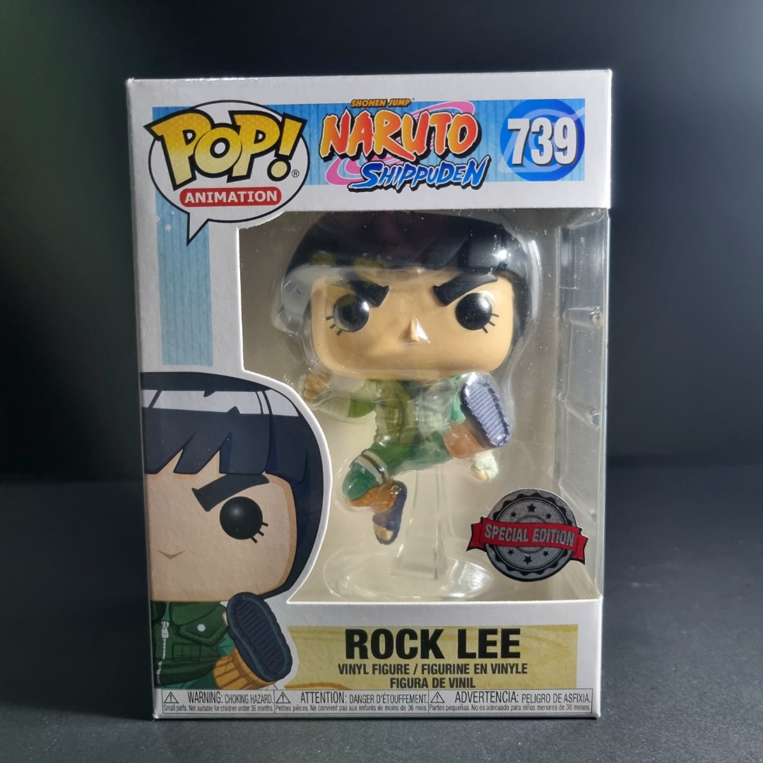 LIMITED EDITION Naruto Shippuden Rock Lee Exclusive Anime Funko Pop ...