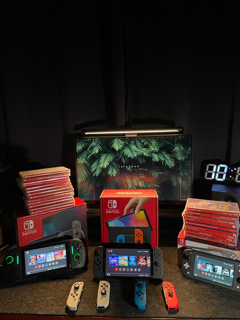 Nintendo Switch Collection Package, Video Gaming, Video Game Consoles ...