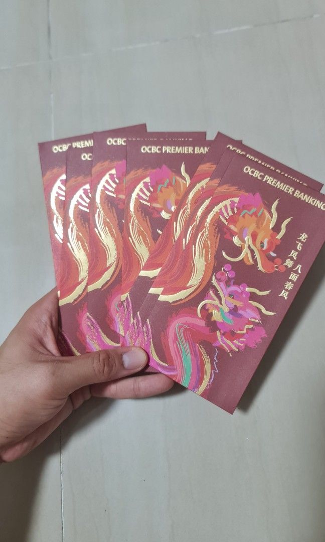 OCBC premium bank 2024 Red Packets, Hobbies & Toys, Stationery & Craft ...